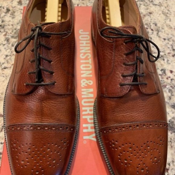 Johnston & Murphy | Shoes | Johnston Murphy Mens Cellini Cap Toe Oxford ...